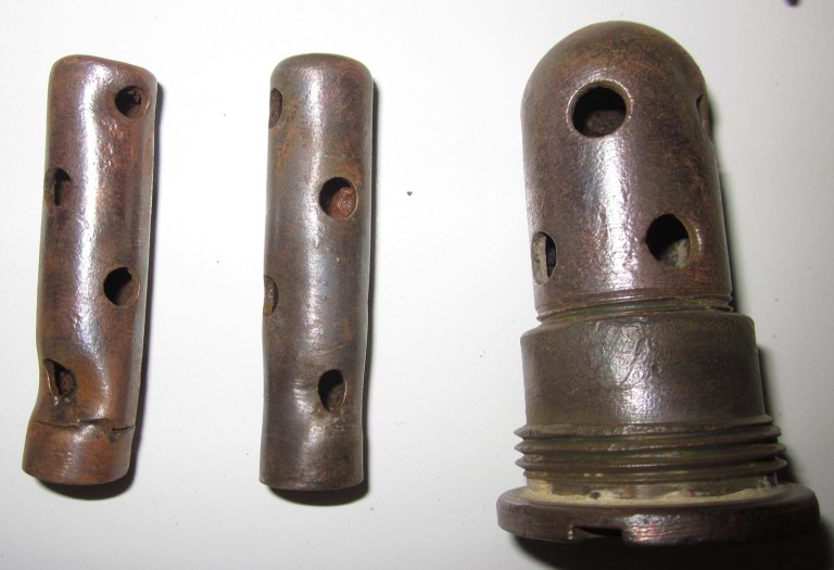Artillery shell cases, fuzes, primers and tubes. – Stephen Taylor, WW2 ...